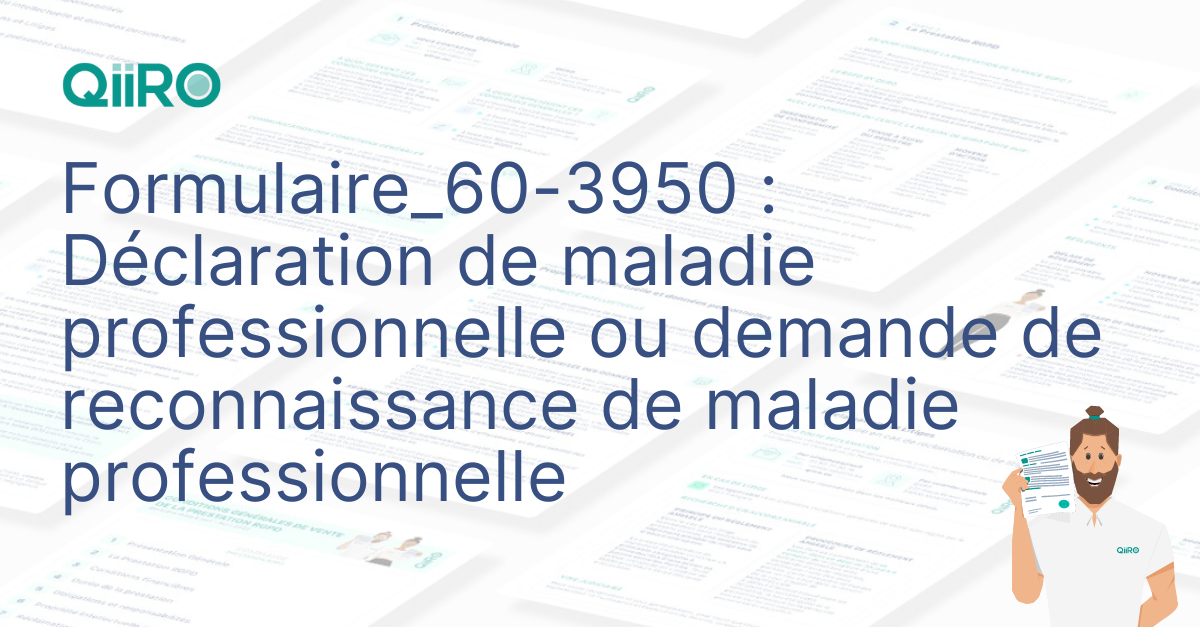 Formulaire_60-3950 : Déclaration de maladie professionnelle ou demande de reconnaissance de ...