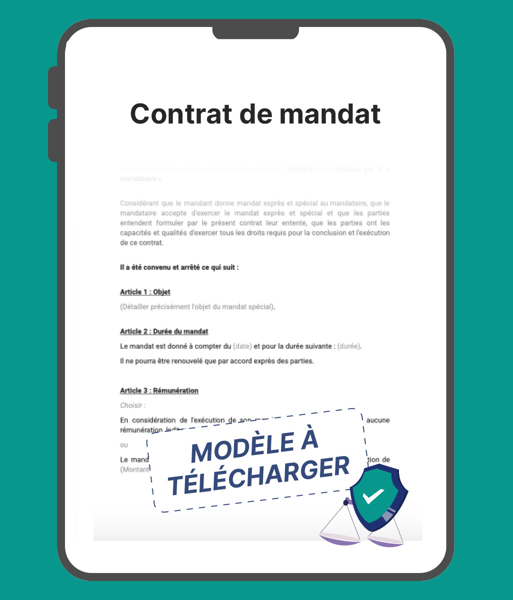 Contrat de mandat : modèle à télécharger (mis à jour pour 2023)