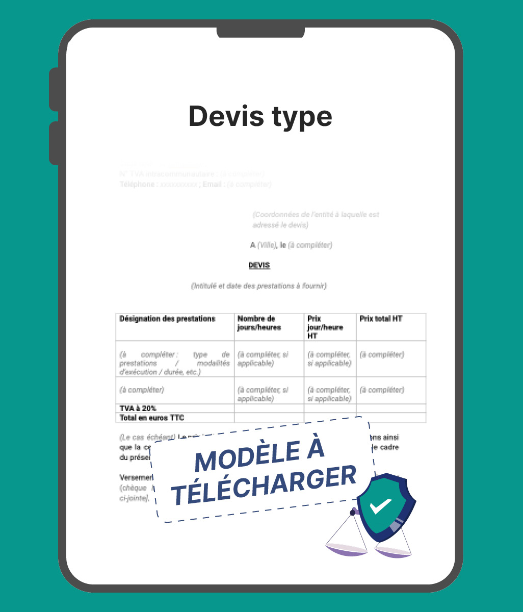 Devis type : modèle à télécharger (mis à jour pour 2023)
