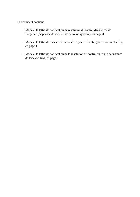 Résolution du contrat : modèle à télécharger (2023)