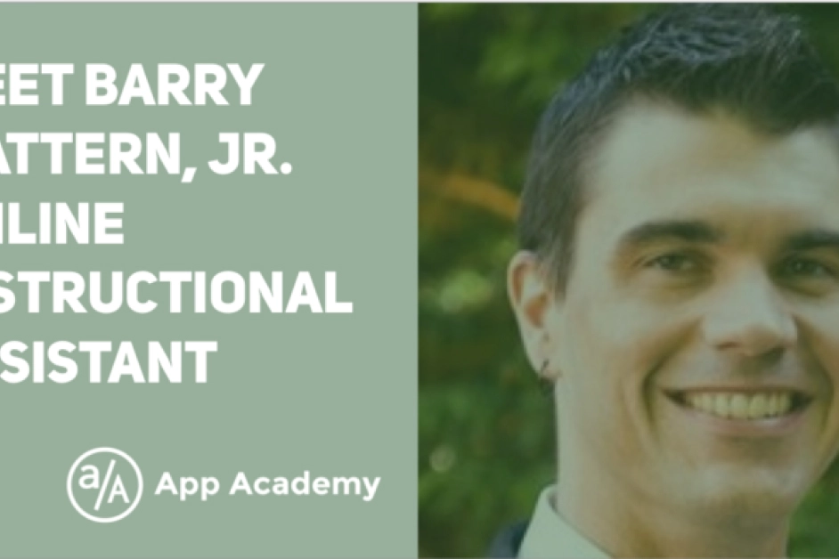 Meet Barry Mattern, Jr. Instructional Assistant