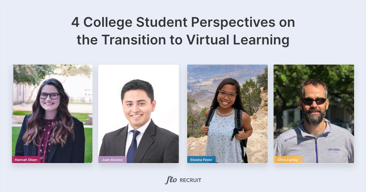 4 College Student Perspectives on the Transition to Virtual Learning