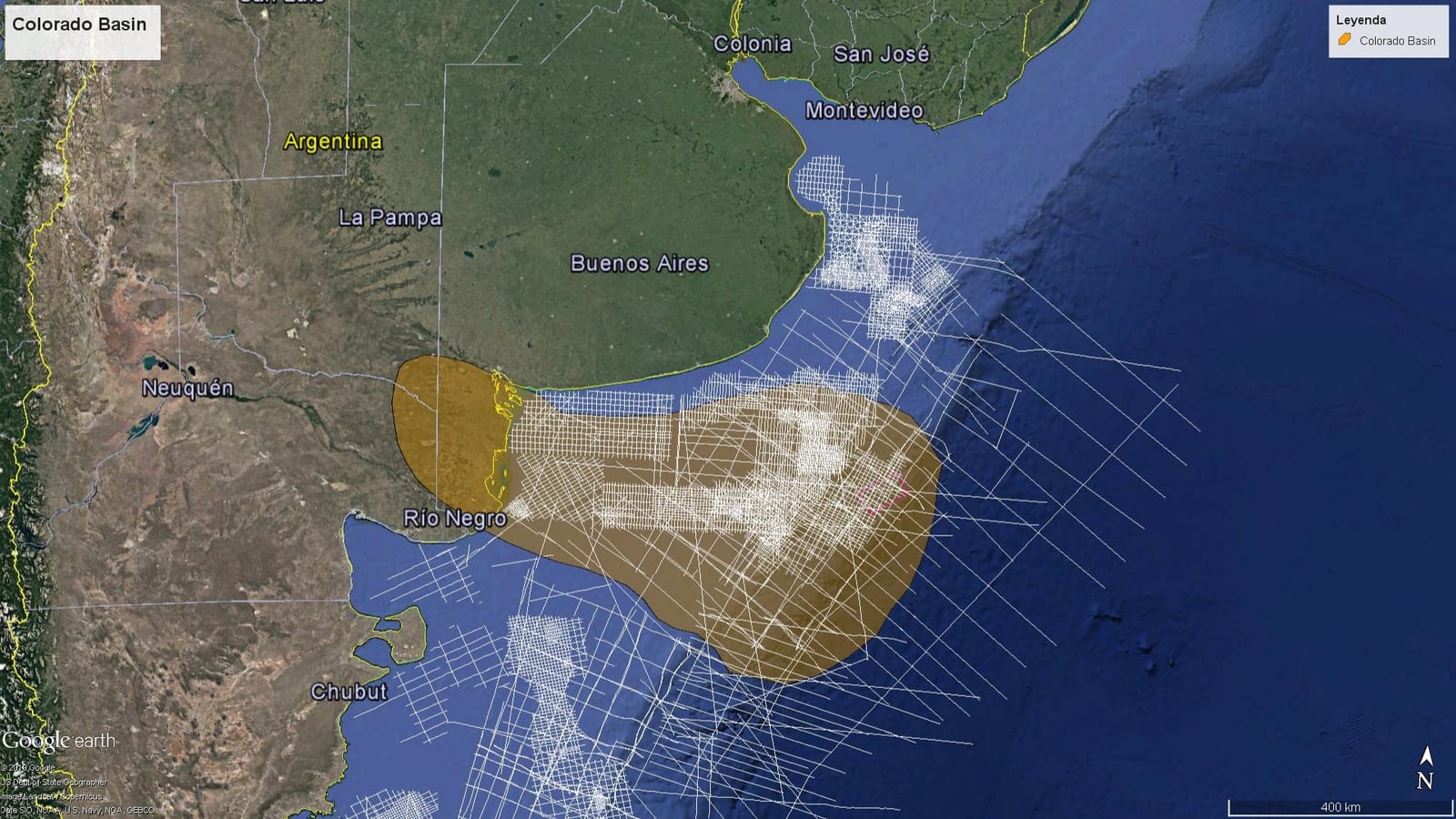 Colorado Basin Report, Argentina sold by U3 Explore