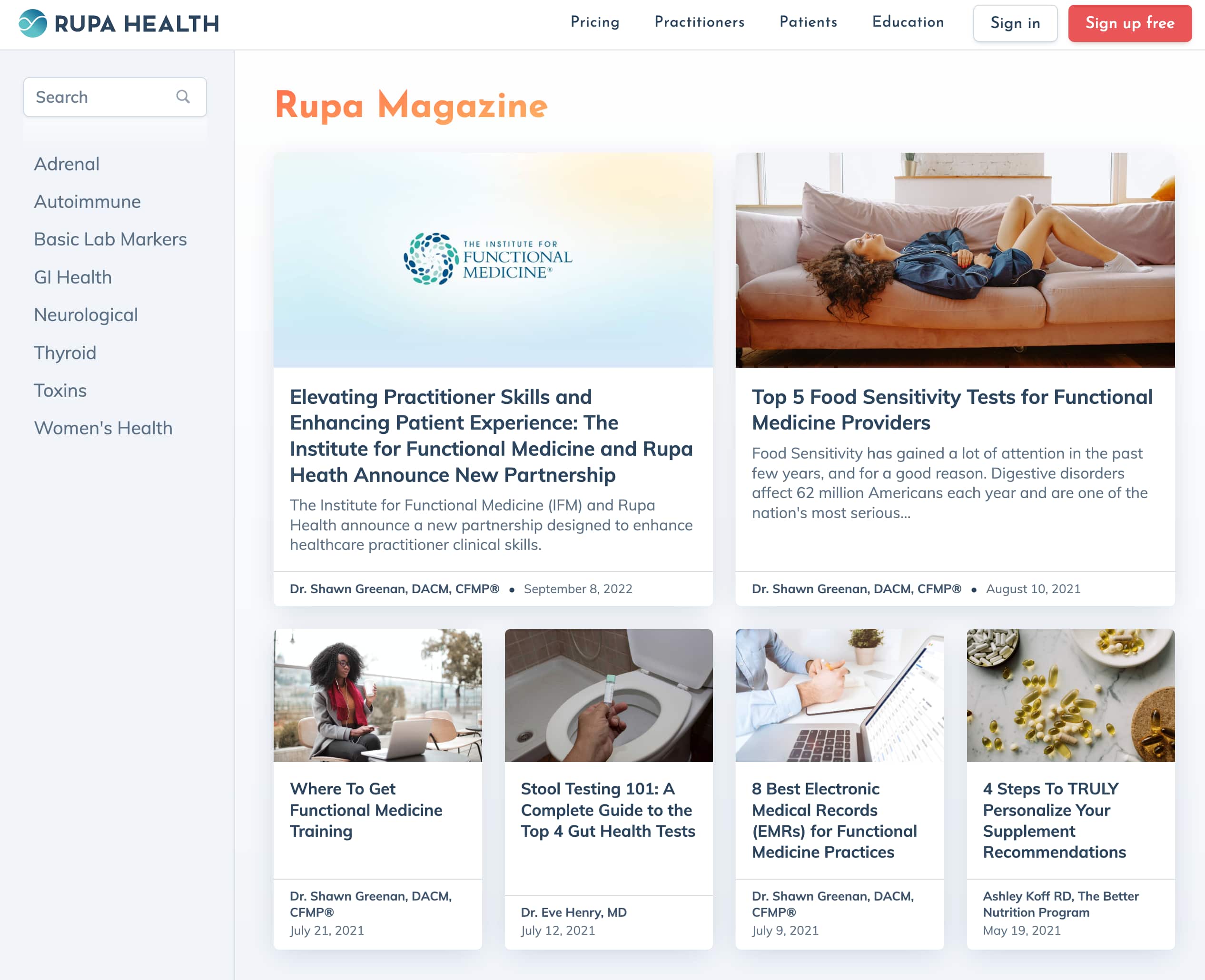 Rupa Magazine | Functional Medicine Lab Testing