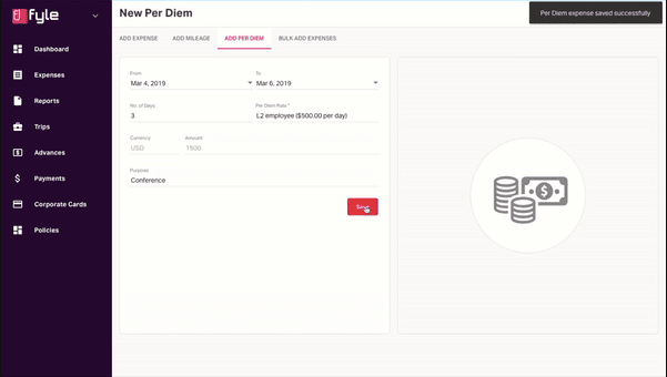 What Is the Per Diems Rates for Business Travel Expenses?