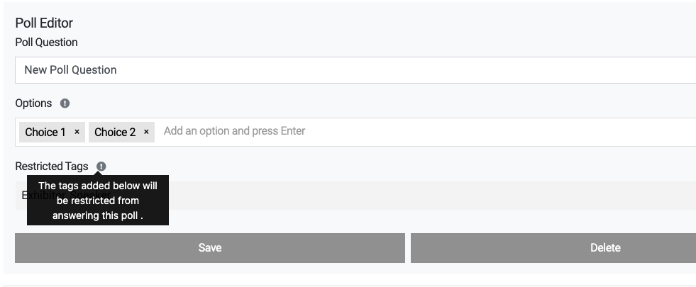 NEW Tag-Based Restrictions for Live Polls via PheedLoop’s Dedicated Speaker Portal