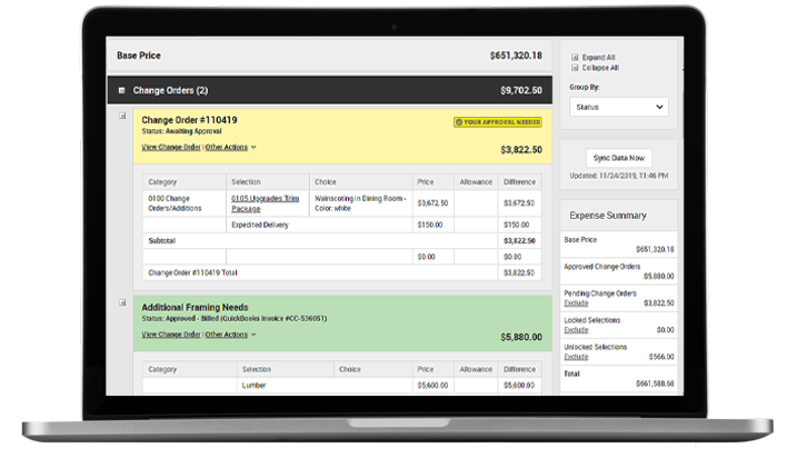 Change Order Software | CoConstruct