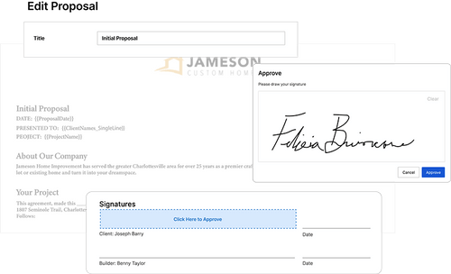 Construction proposal software features | CoConstruct | CoConstruct