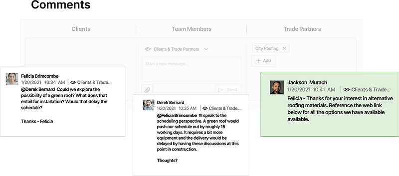 Construction communication software features | CoConstruct | CoConstruct