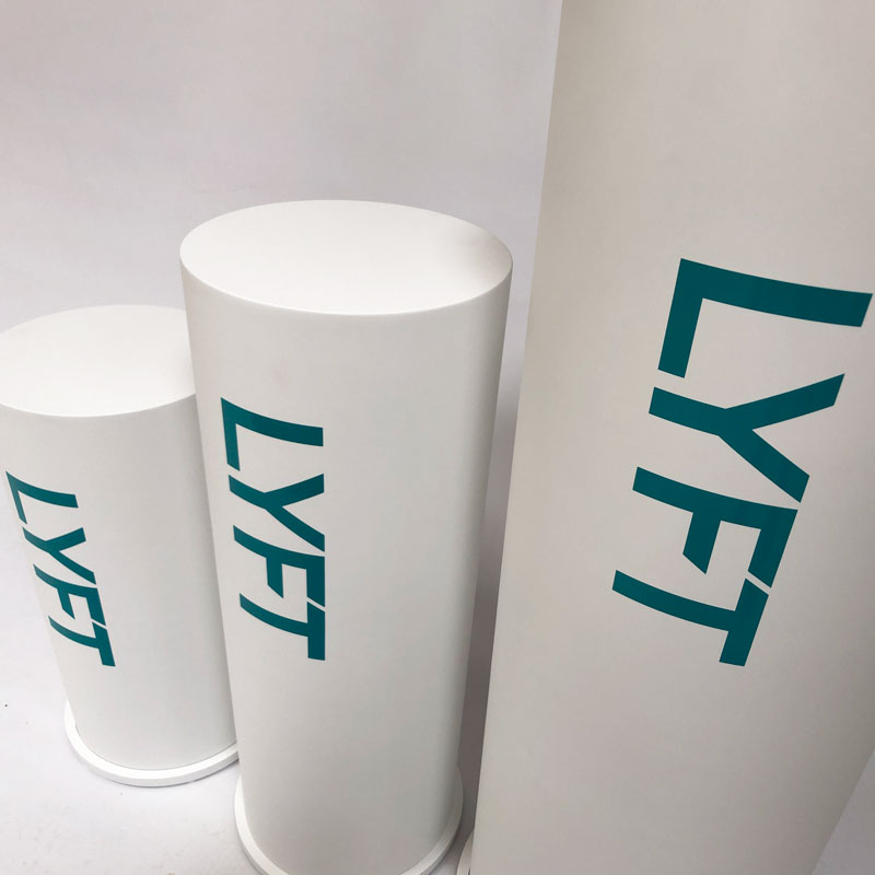 Round Display Plinth - 1000mm High x 295mm Diameter