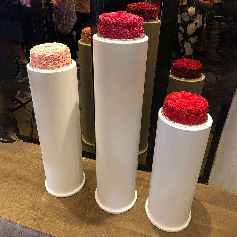 Round Display Plinth - 1000mm High x 295mm Diameter