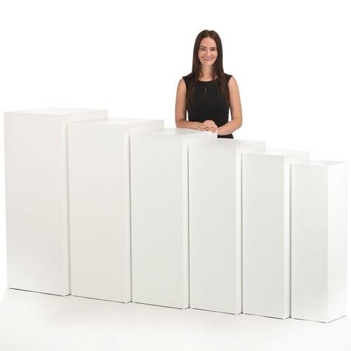 Hexagonal Display Plinths - Plinths and Pedestals Ltd