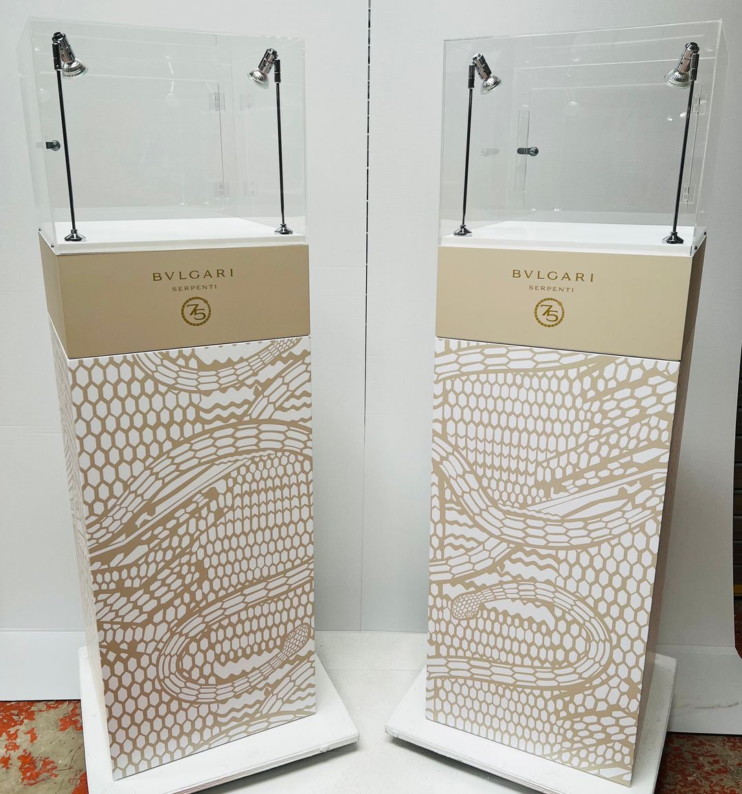 Clear Perspex Acrylic Plinth and Pedestals