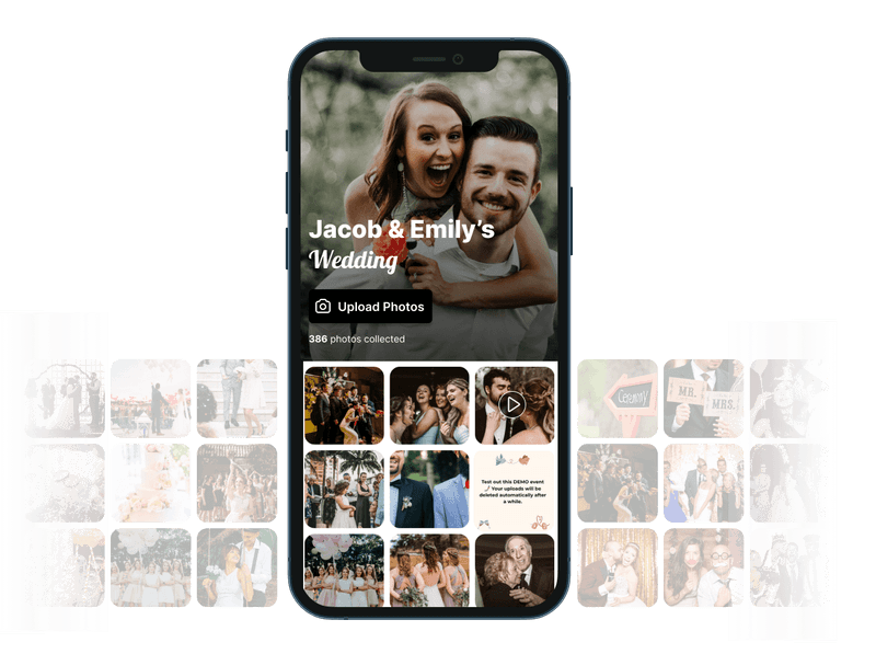 The #1 Wedding Photo Sharing App With QR Code | Easy & Free