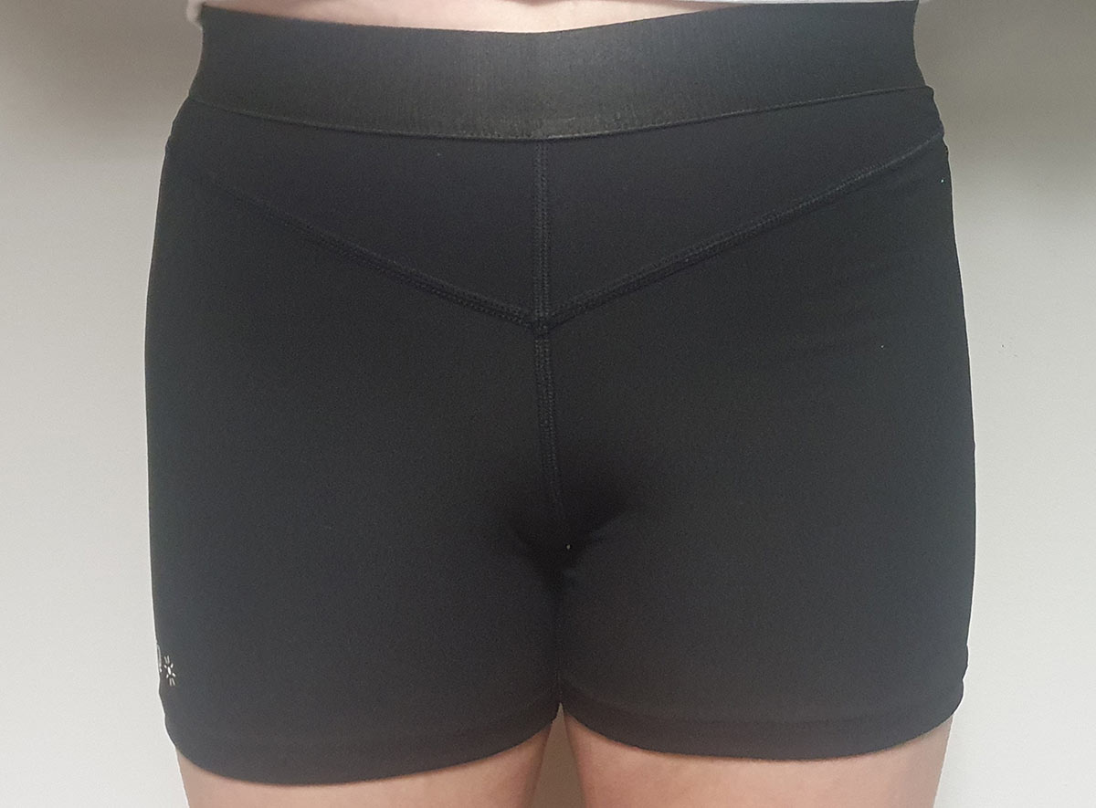 RWS Ladies Black Tight Shorts - RW Sports Shop