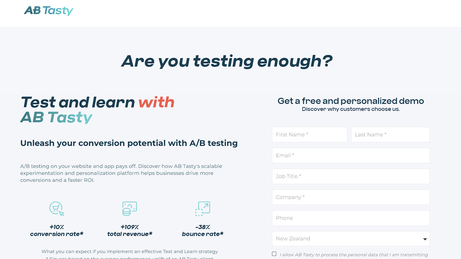 AB Tasty Integration - Lift AI