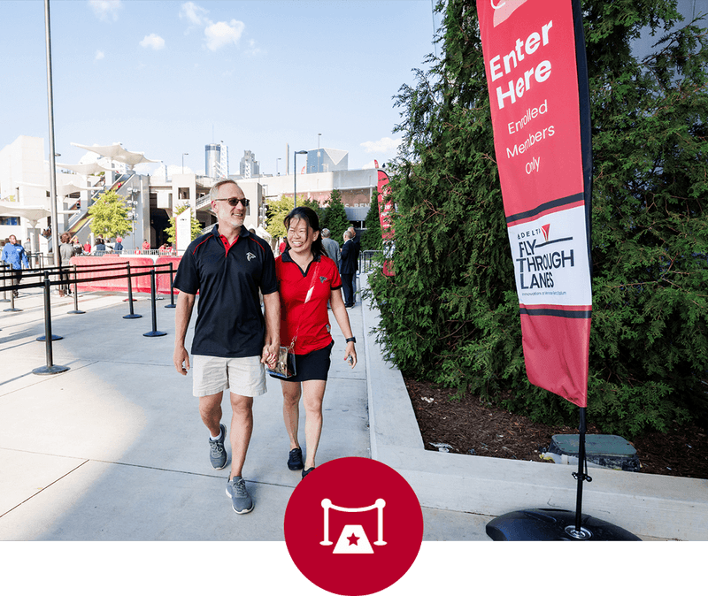 Delta Fly-Through Lanes | Mercedes-Benz Stadium Labs