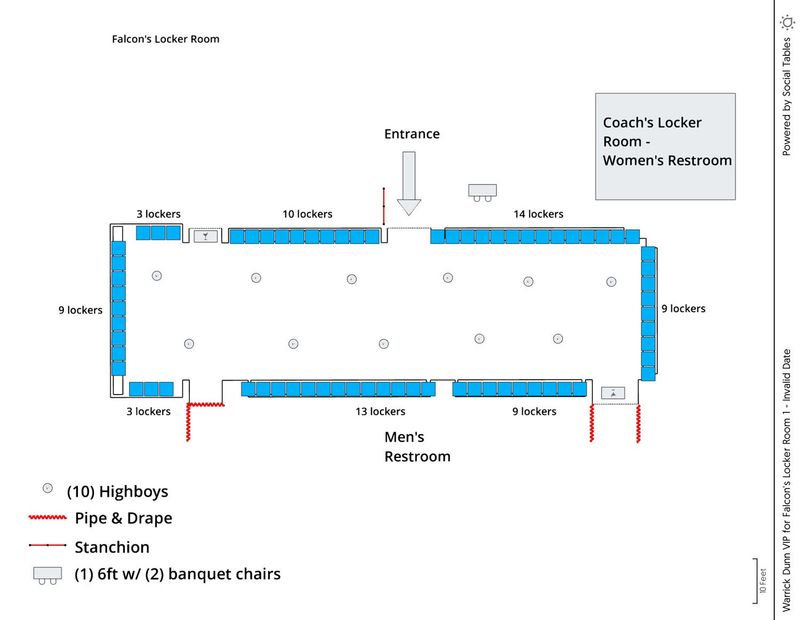Falcons Locker Room | Meetings & Corporate Events
