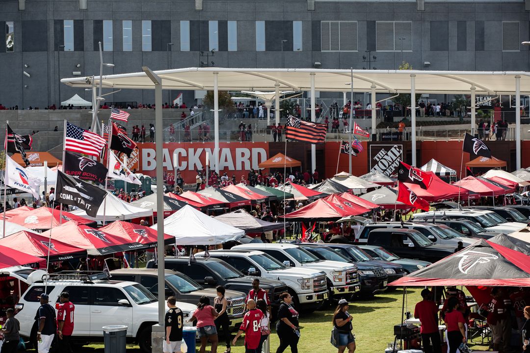 Falcons Tailgating at the Backyard | Mercedes-Benz Stadium News