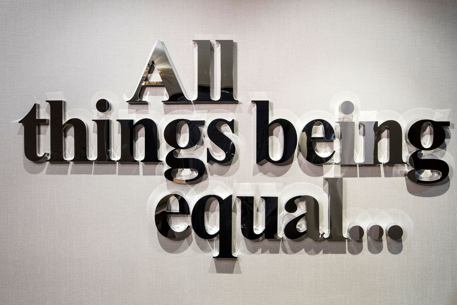 All Things Being Equal – by Hank Willis Thomas | Art Collection at Mercedes-Benz Stadium