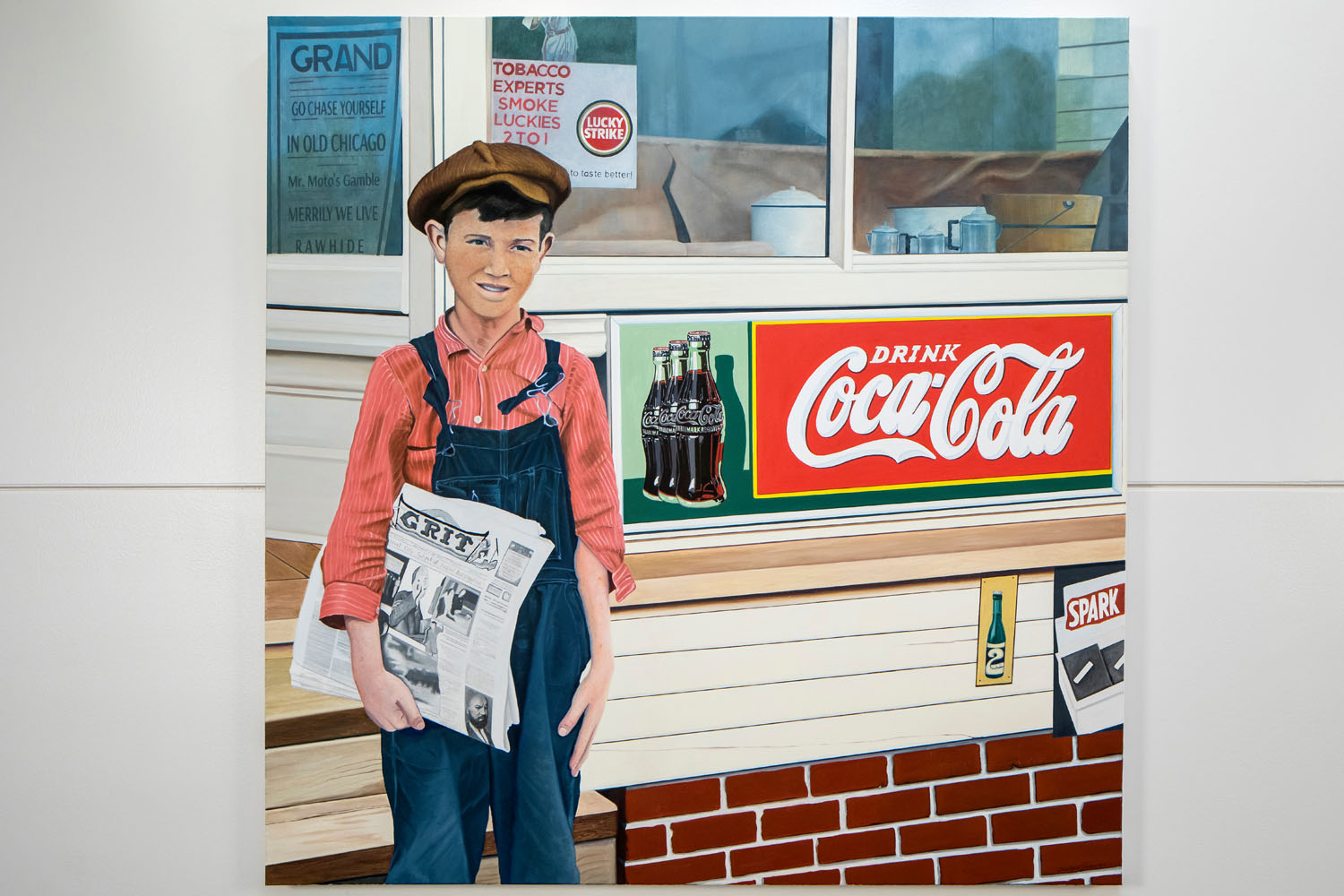 Farm boy (after John Vachon) – by Christopher Stevens | Art Collection ...