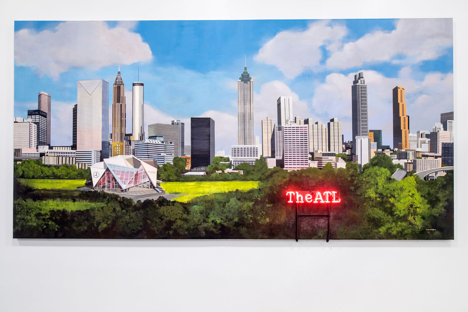 The ATL – by Dan Vanlandingham | Art Collection at Mercedes-Benz Stadium