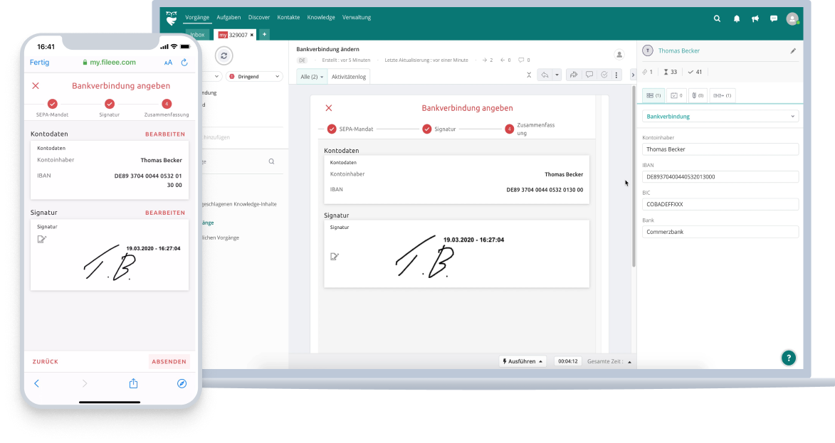 Smart Forms | fileee Conversations
