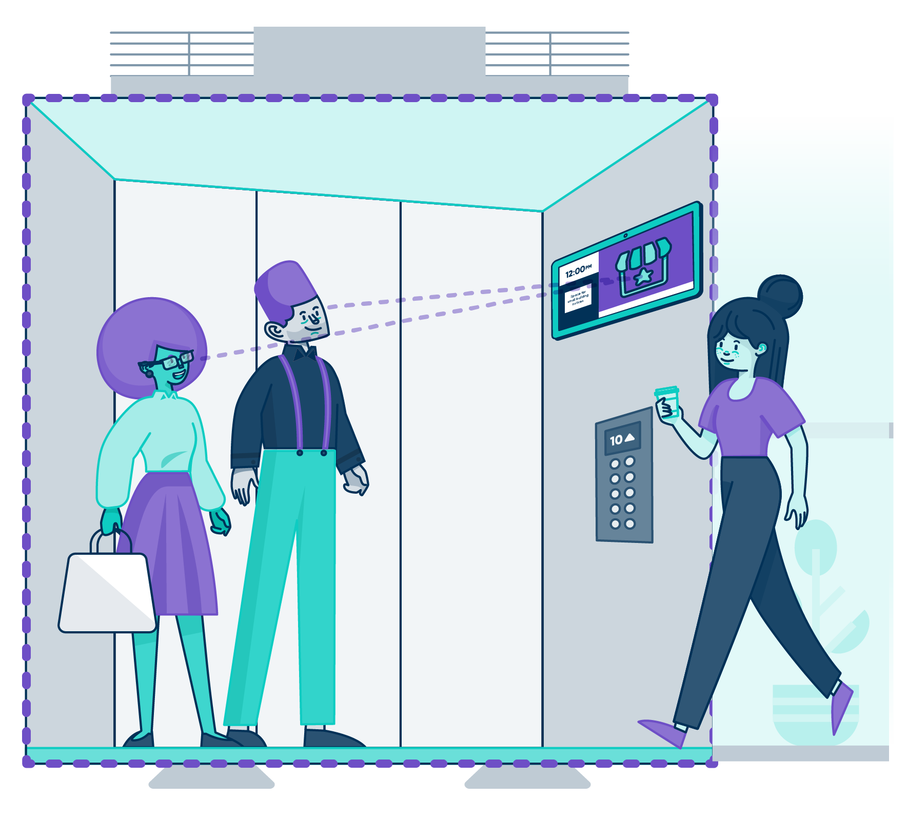 Vertical Impression: Elevator & Digital Signage Advertising Solutions