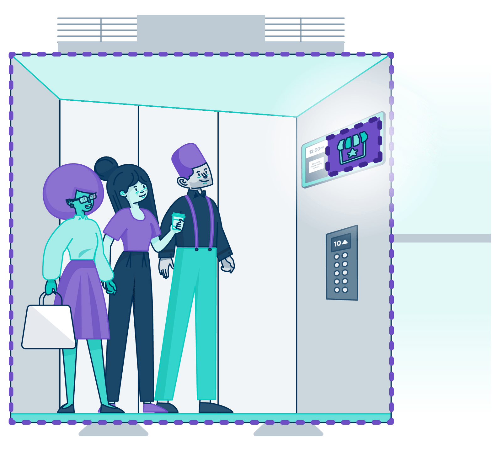 Vertical Impression: Elevator & Digital Signage Advertising Solutions