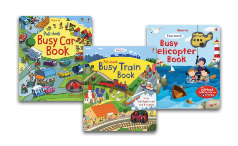 Kids Pull-back & Wind-up Car Books | Kidsbookfort.com
