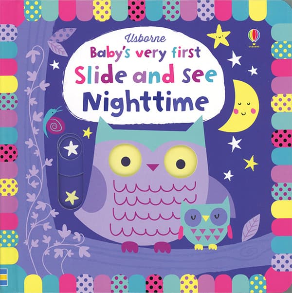 Baby's Very First Slide and See Nighttime by stella baggott | PaperPie
