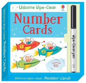 Wipe-Clean Number Cards by felicity brooks | PaperPie