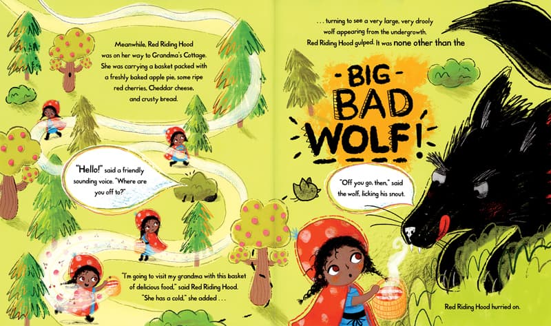 Red Riding Hood and the Three Billy Goats Gruff by Tracey Turner | PaperPie