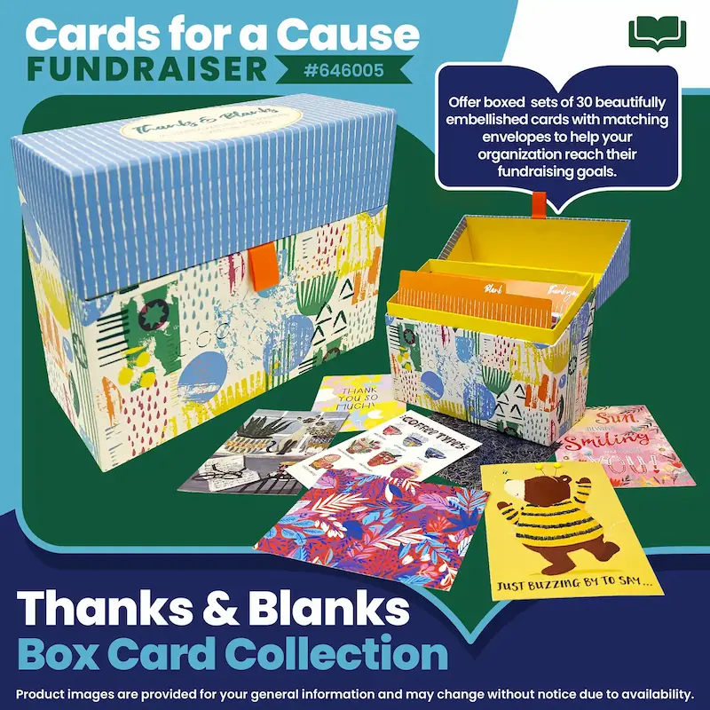 Thanks & Blanks Greeting Card Box by | Kidsbookfort.com