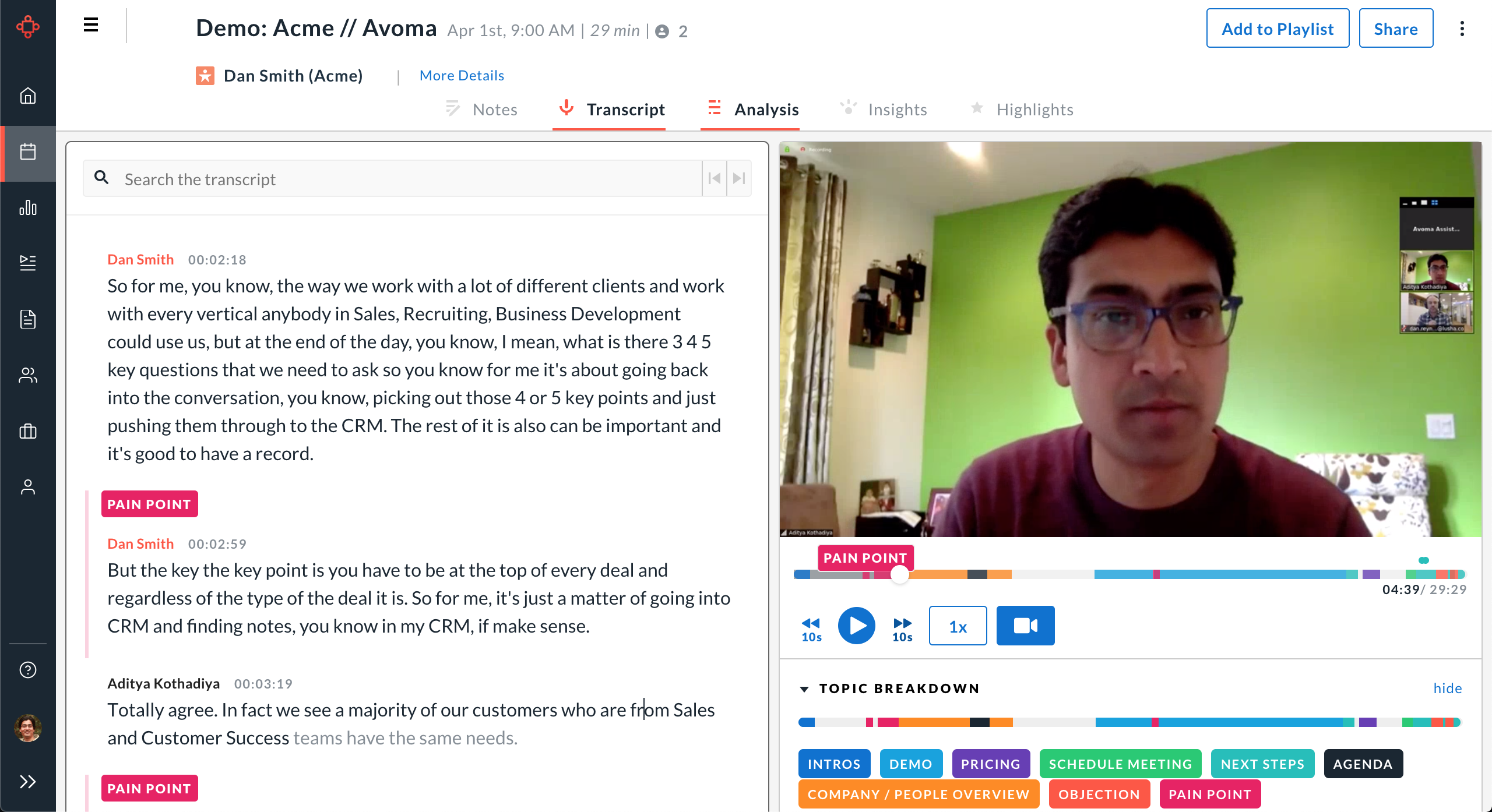 AI Meeting Assistant for Microsoft Teams Video Conferencing