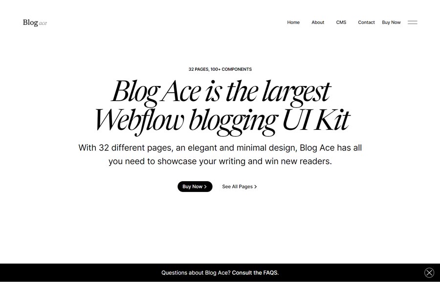 10 Best Webflow Templates in 2023
