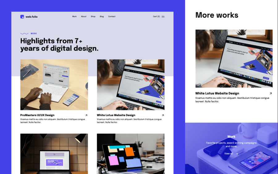 10 Best Webflow Templates for Portfolio
