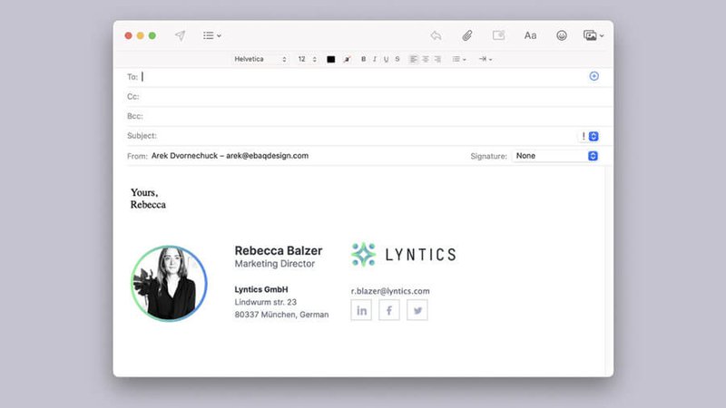 How To Design A Custom HTML Email Signature