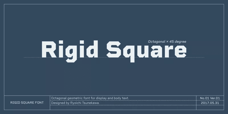 9 Best Square Fonts for Geometric Design