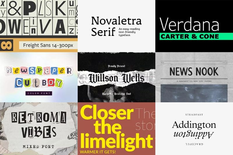 9 Best Newspaper Fonts for Headlines & Body