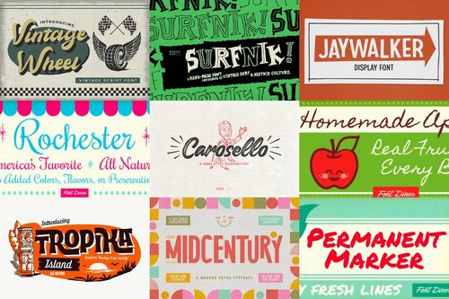 9 Best 50s Fonts for Old-School Design