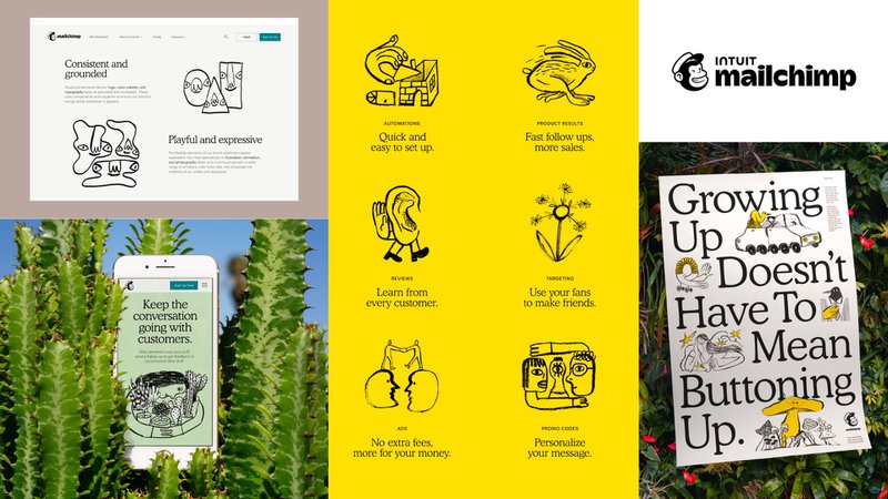 10 Examples of Using Illustration in Branding