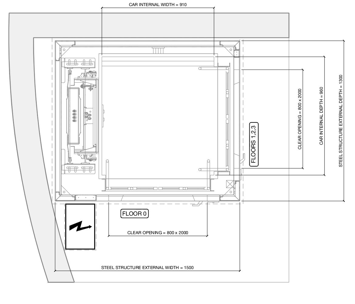 West Yorkshire Glass Home Lift