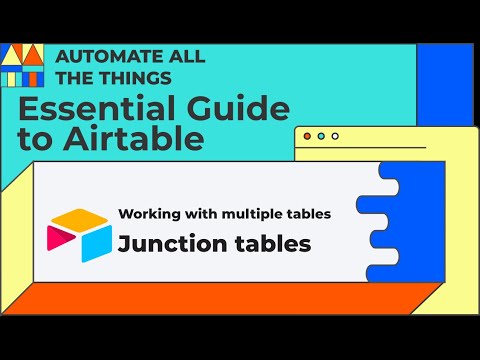 Working with multiple tables: Junction tables | nocode.video