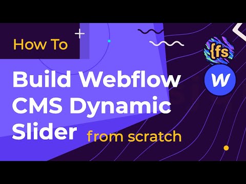 Build Webflow CMS Dynamic Slider from Scratch - How To | nocode.video
