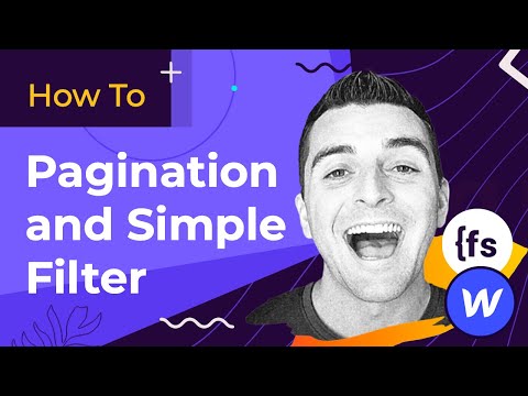 Pagination and Simple Filter - How To - CMS Library for Webflow | nocode.video