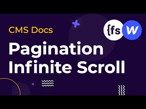 Pagination / Infinite Scroll - Docs - CMS Library for Webflow | nocode.video