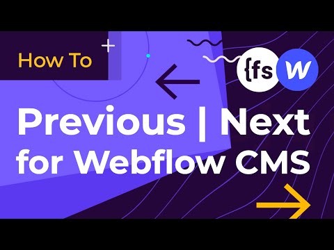 Build Previous-Next buttons for Webflow CMS - How To - CMS Library for Webflow | nocode.video