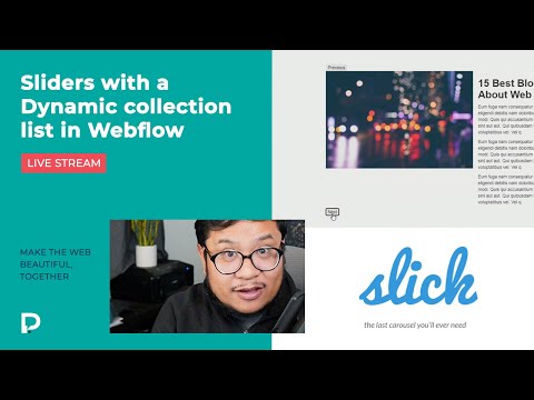 Sliders with a Dynamic collection list in Webflow - Tutorial | nocode.video