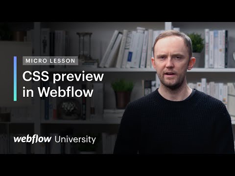 How to live preview your CSS while designing in Webflow – Micro lesson ...